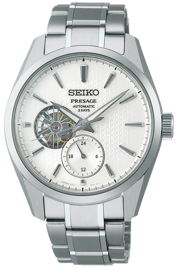 Мужские часы SEIKO SPB415J1 PRESAGE SHARP EDGED OPEN HEART SHIRONERI ...
