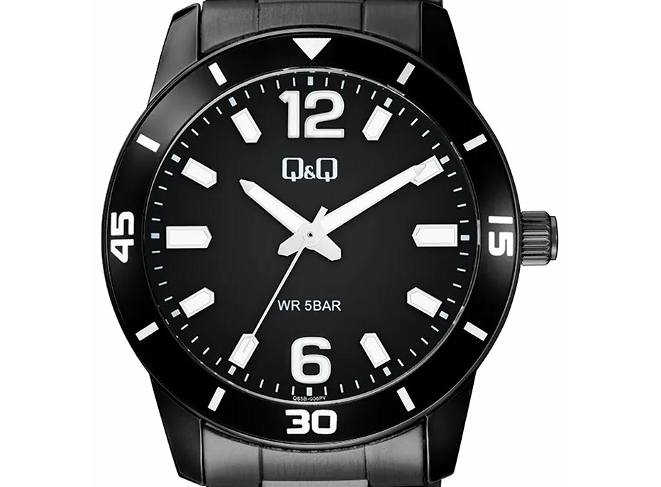Чоловічий годинник Q&Q Q85B-006PY (Q85BJ006PY, Q85B-006, Q85BJ006) - купити за ціною 1517 в грн ...